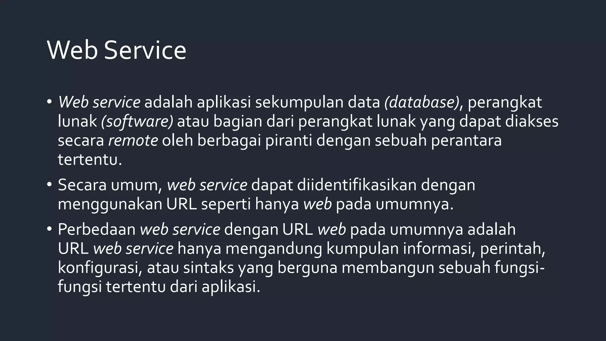 Penerapan Service Oriented Architecture Pada Sistem Informasi Perencanaan Produksi Pondok
