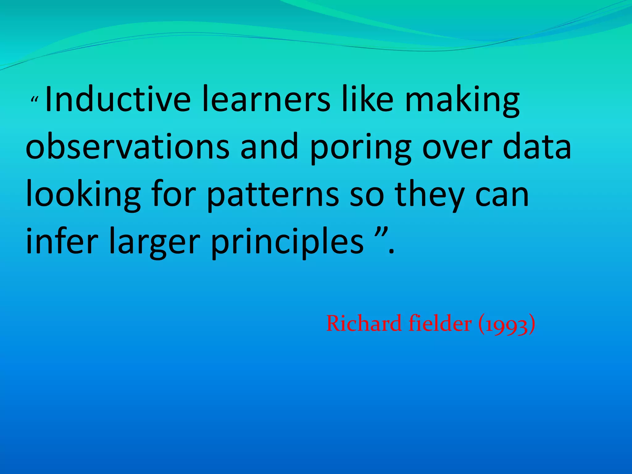 powerpoint inductive method | PPTX