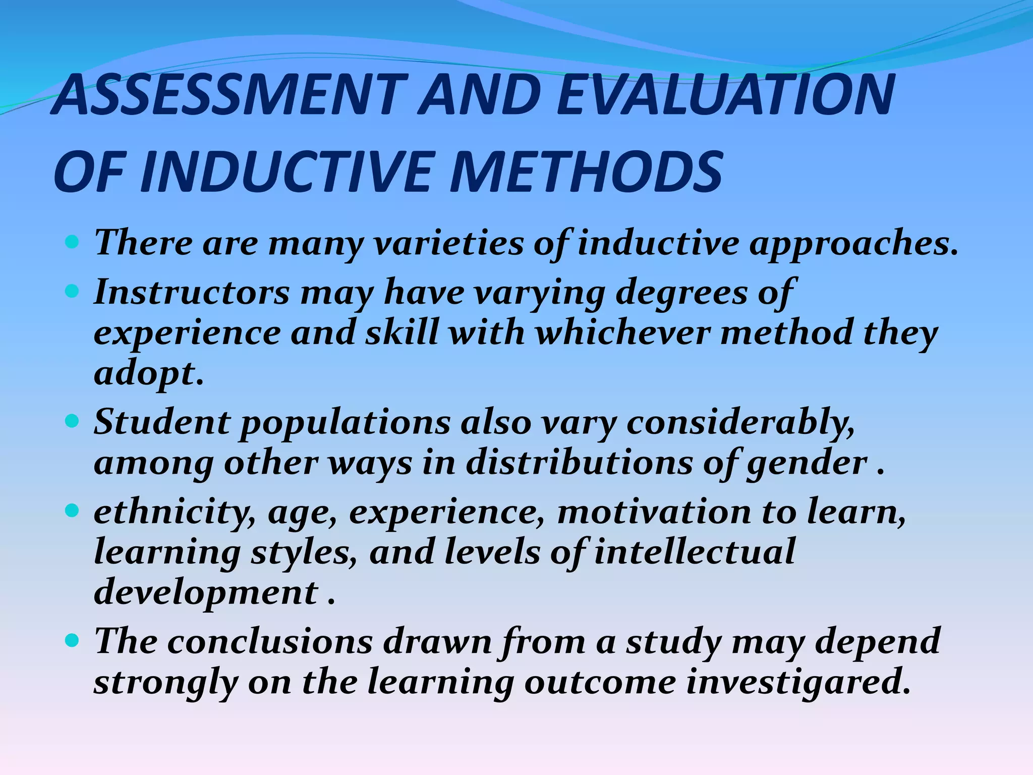 powerpoint inductive method | PPTX