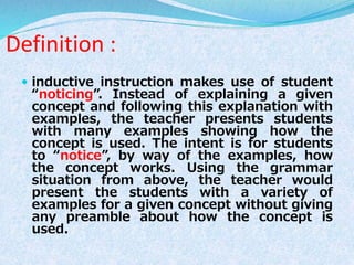 powerpoint inductive method | PPTX