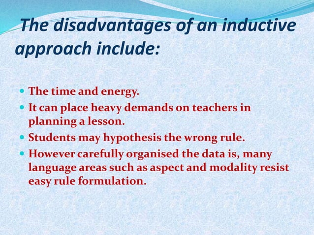 powerpoint inductive method | PPTX | Education