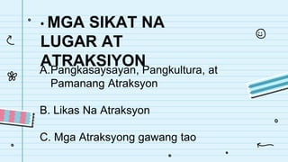 Natural na Atraksyon | PPTX