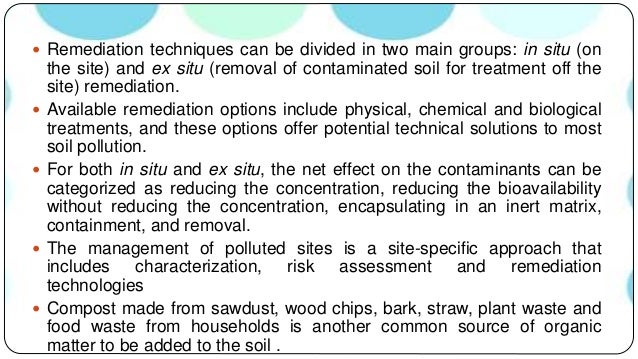 Soil Pollution: A Hidden Reality