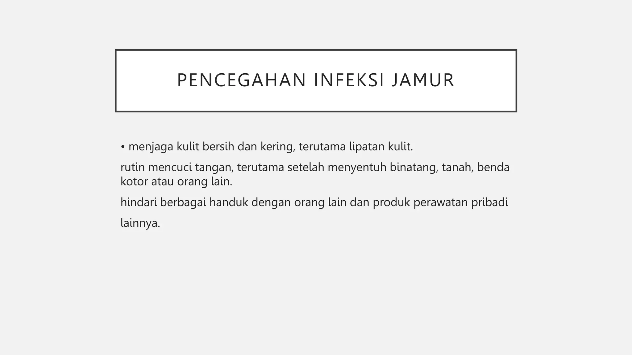 PPT INFEKSI JAMUR.presentasi kelas XI farmasi 2 | PPTX