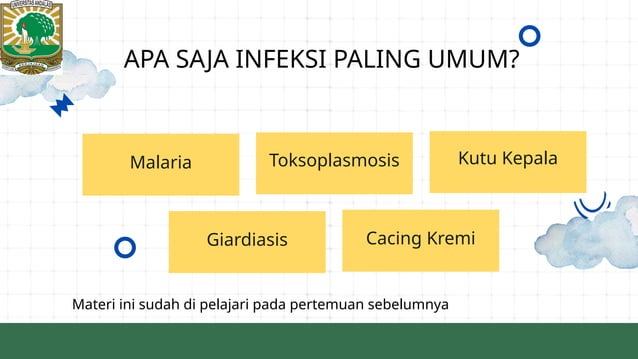 PPT Infeksi Parasit Protozoa, Cacing dan Ektoparasit_Helvi Maudy ...