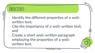 PPT IN properties of a well-written text.pptx