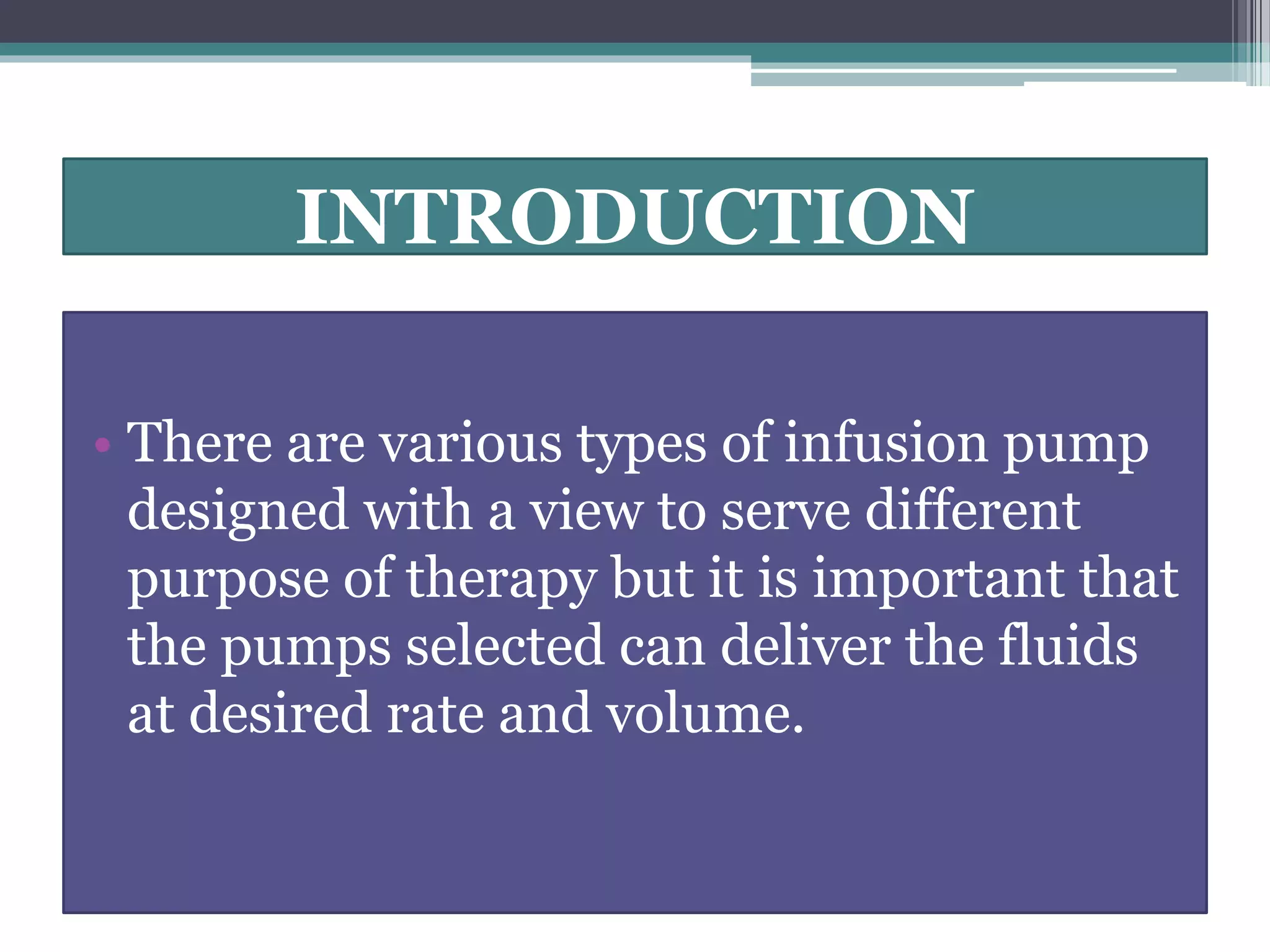 Infusion Pump | PPTX