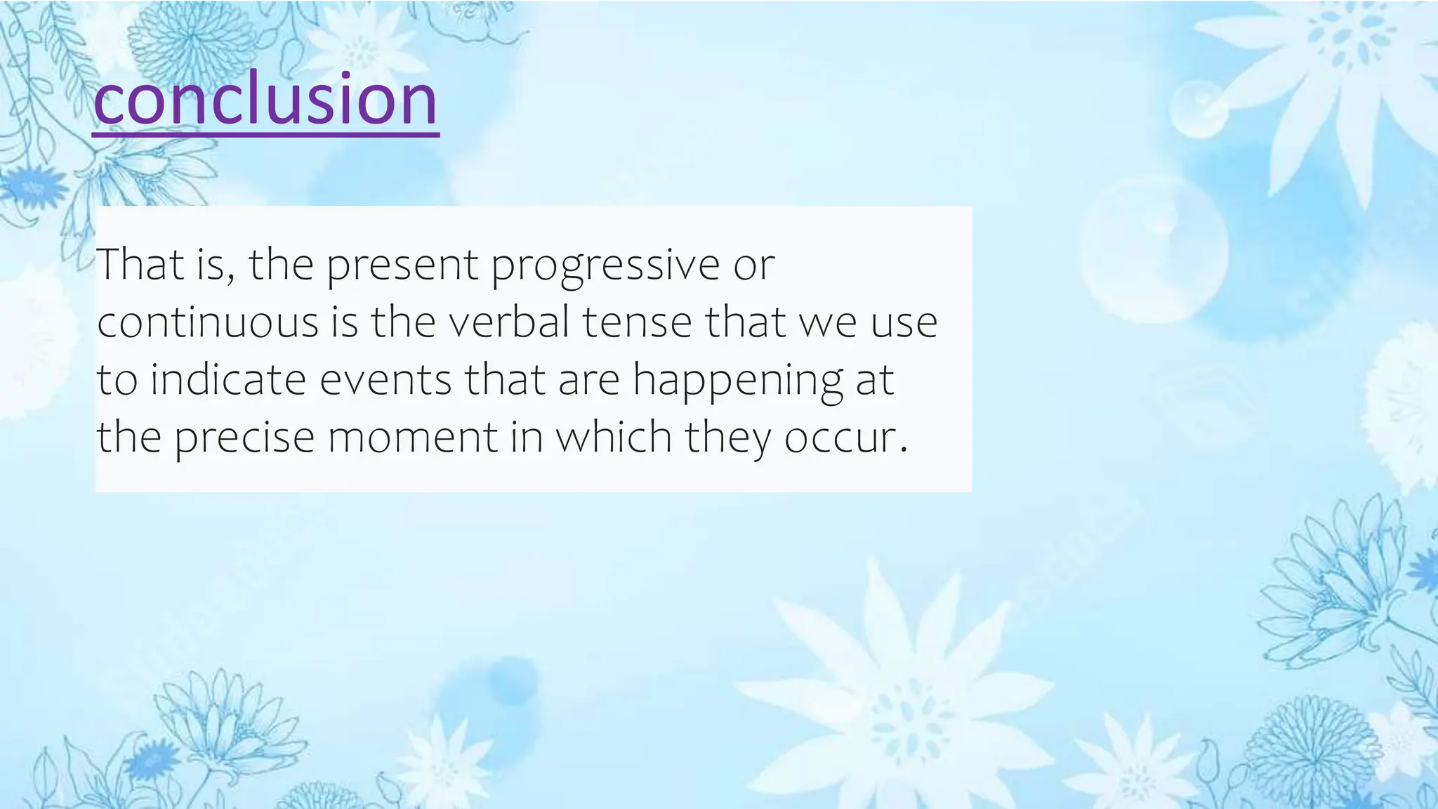 ppt ingles el presente progresivo solo descargalo | PPT