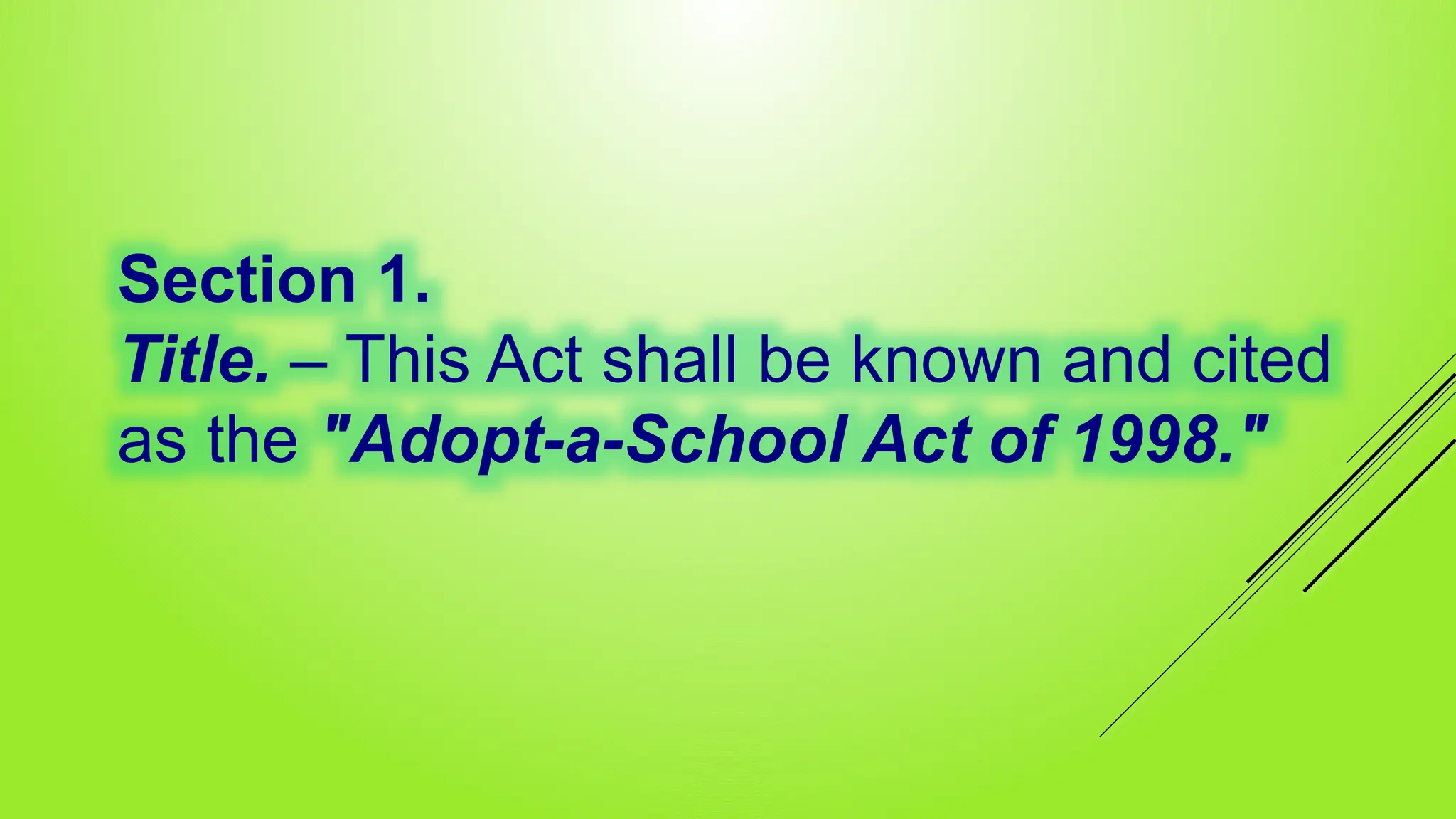 PPT IN LEGAL BASIS adopt a school program ptx | PPTX