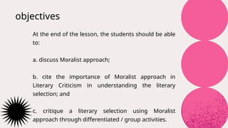 PPT in Moralist approach.pptx........... | PPTX