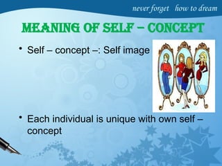 ppt in self concept.and dimensions of self conceptptx | PPTX