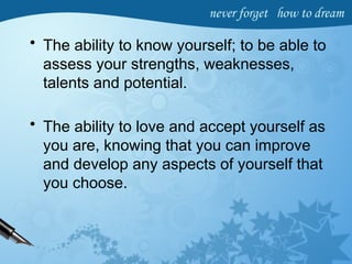 ppt in self concept.and dimensions of self conceptptx | PPTX