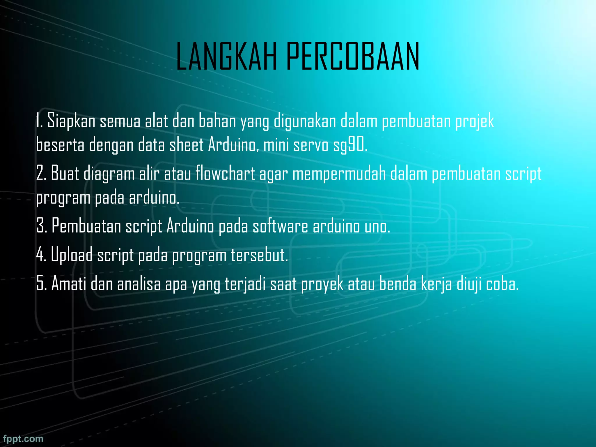 Simulasi Pintu Perlintasan Kereta Api Otomatis Berbasis ARDUINO UNO | PPT