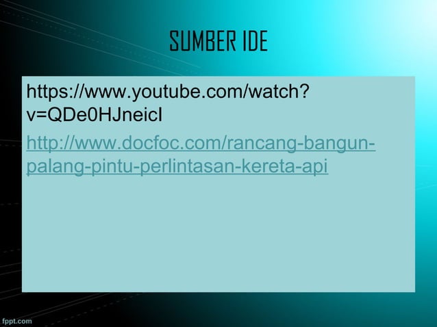Simulasi Pintu Perlintasan Kereta Api Otomatis Berbasis ARDUINO UNO | PPT