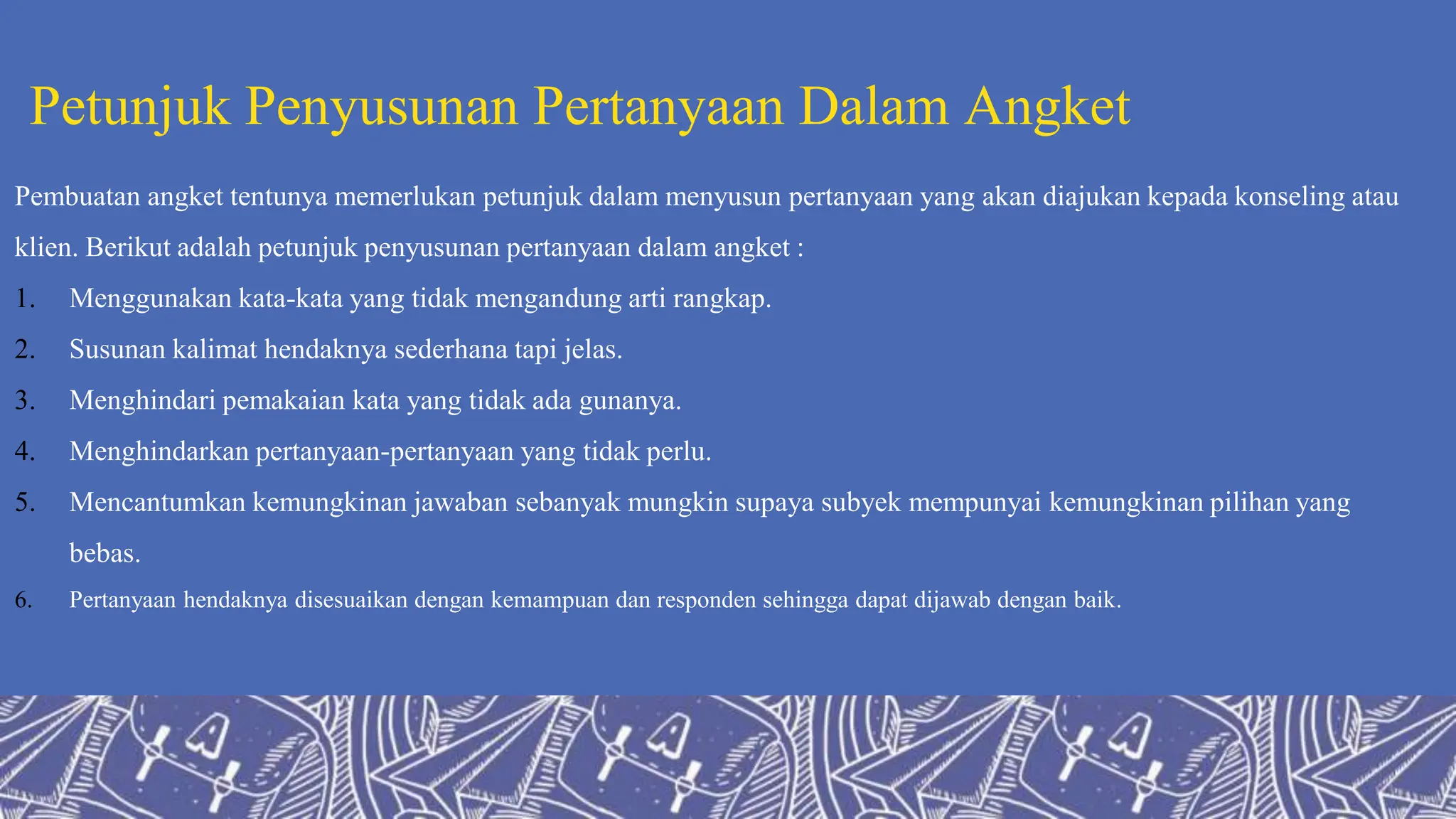 PPT Instrumen Angket | PPTX