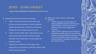 PPT Instrumen Angket | PPTX