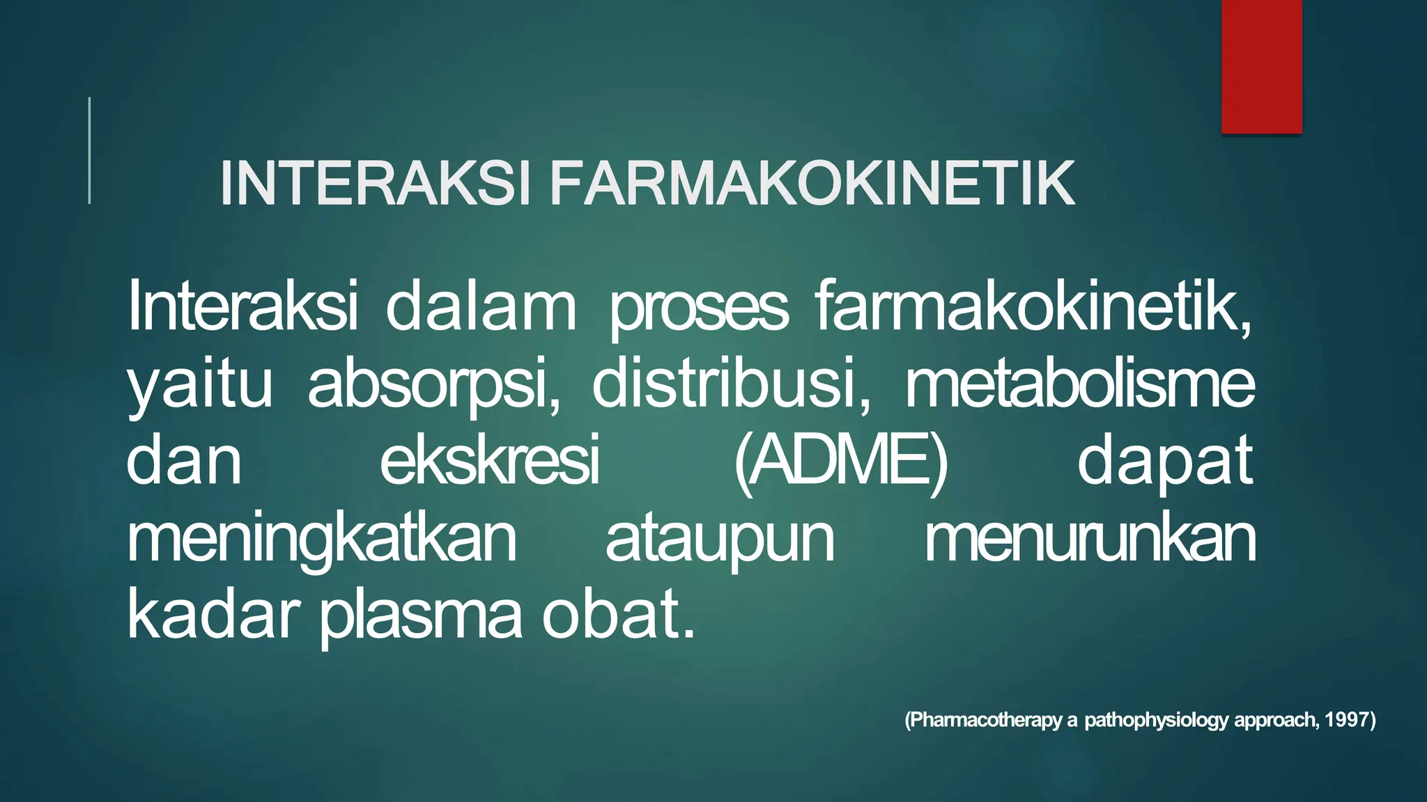 PPT FARMAKOKINETIK Interaksi obat makanan | PPTX