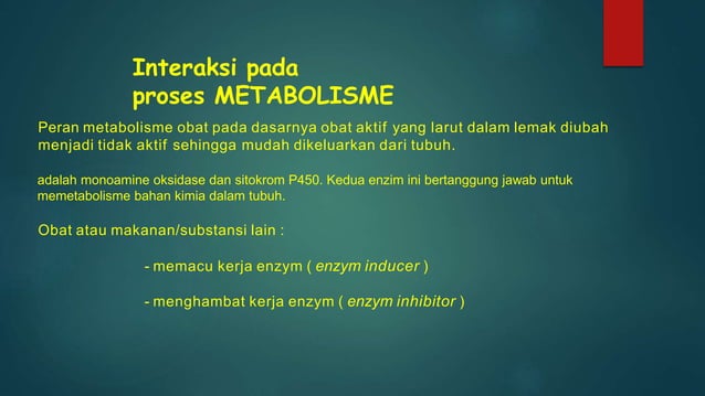 PPT FARMAKOKINETIK Interaksi obat makanan | PPTX