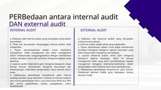 PPT INTERNAL AUDIT dalam mata kuliah akuntansi | PPTX
