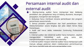 PPT INTERNAL AUDIT dalam mata kuliah akuntansi | PPTX