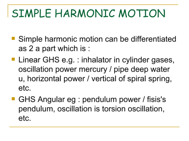 Ppt Vibration Motion (Simple Harmonic Motion) | PPT