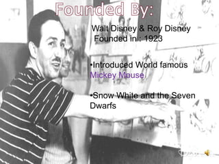 Disney a mini case study | PPT