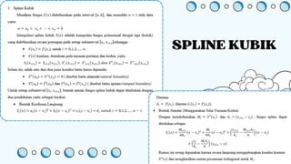 ppt Interpolasi Spline metode numerik.pdf
