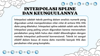 ppt Interpolasi Spline metode numerik.pdf