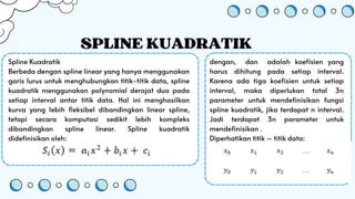 ppt Interpolasi Spline metode numerik.pdf