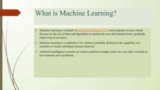 machine learning | PPT