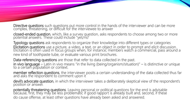 Ppt sampling and interview | PPT