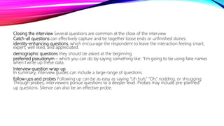 Ppt sampling and interview | PPT