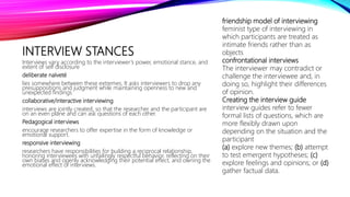 Ppt sampling and interview | PPT