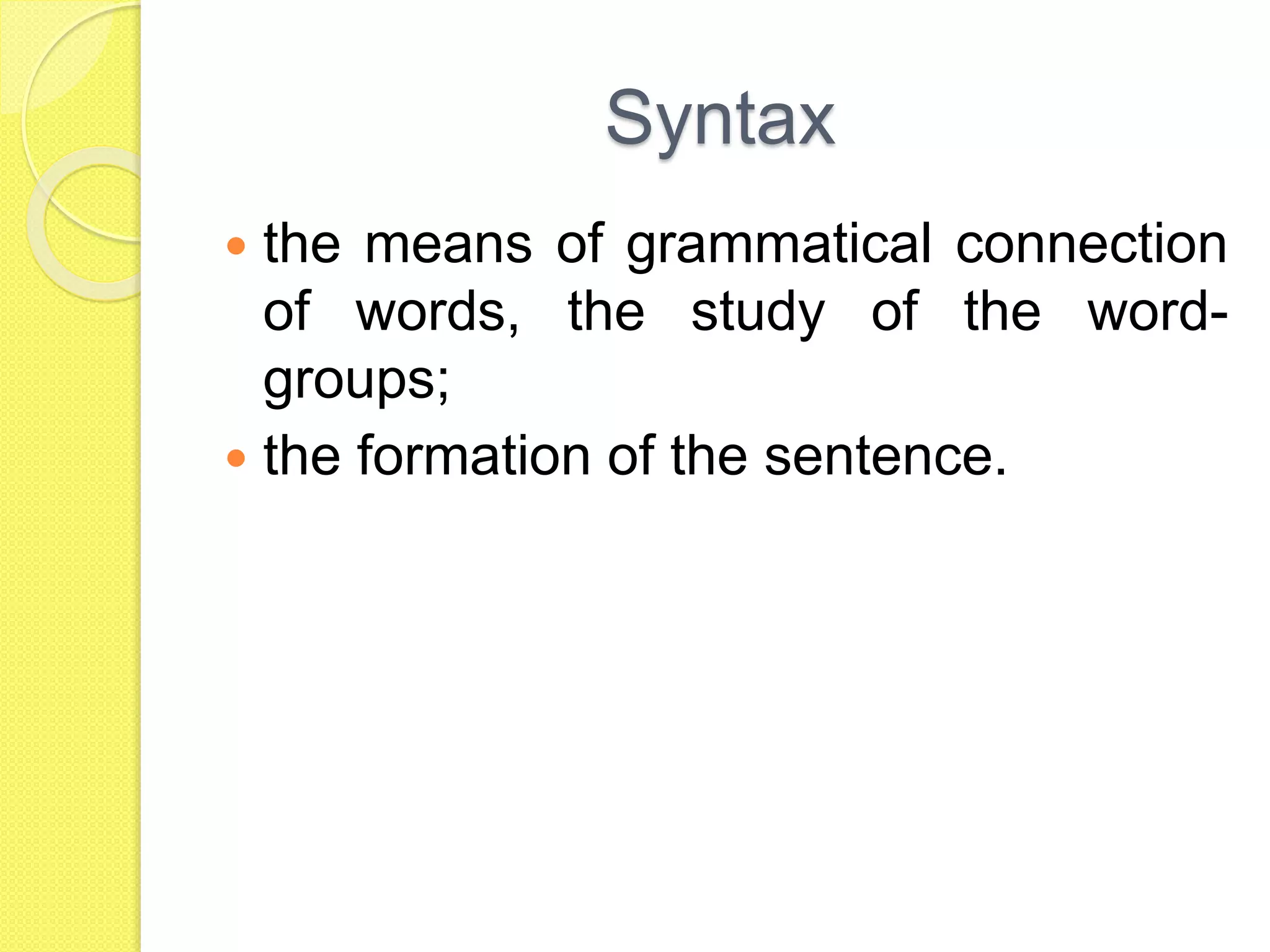Ppt Introduction To Syntaxpptx Programming Languages Computing 3855