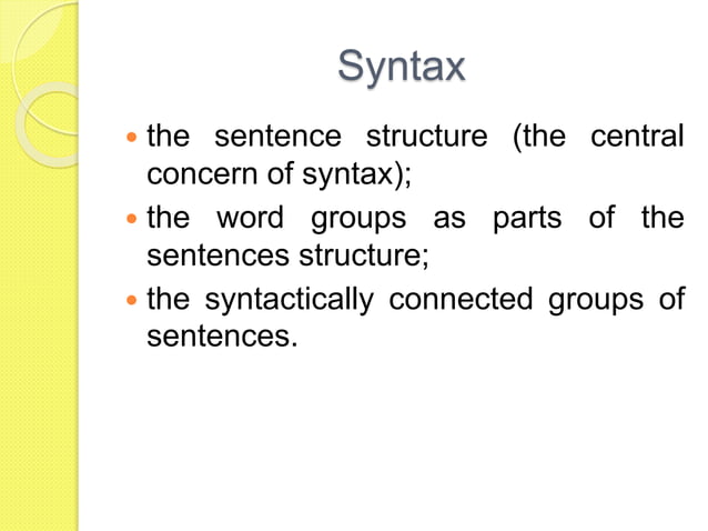 PPT _ Introduction to Syntax.pptx | Programming Languages | Computing