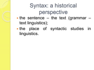 PPT _ Introduction to Syntax.pptx | Programming Languages | Computing