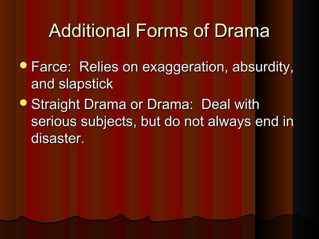 Ppt intro to drama | PPT