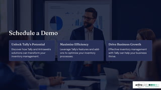 Inventory Management in TallyPrime - Antraweb Technologies | PPT