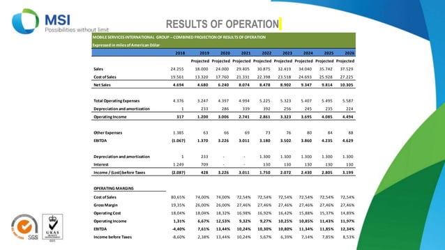 MSI investment | PPT