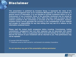 Investing for a lifetime | PPT