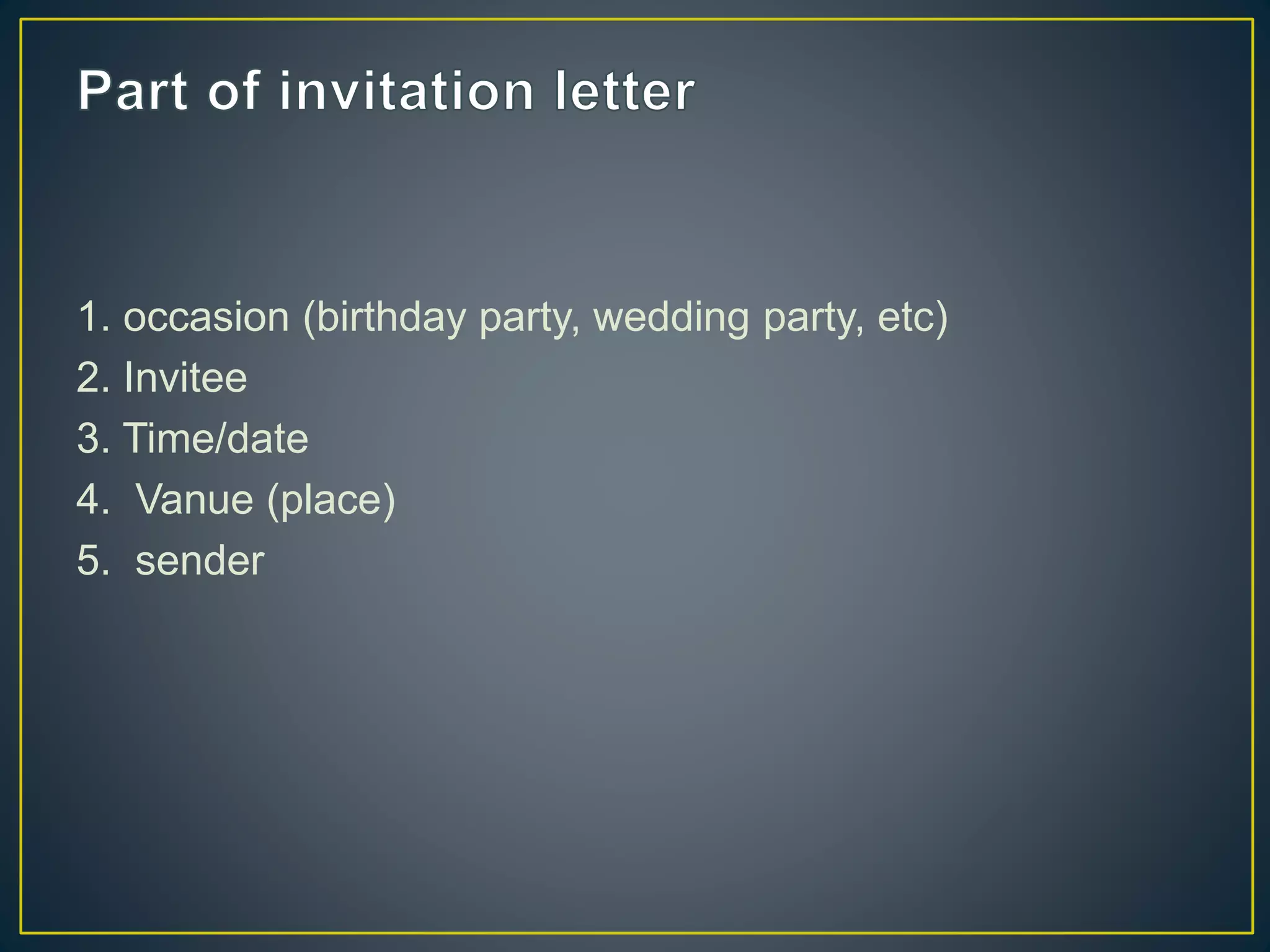 Ppt invitation | PPT
