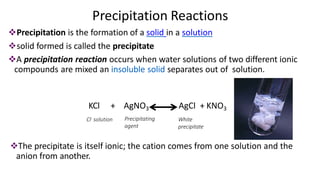 PRECIPITATION TITRATION IN PHARM ANALYSIS | PPTX | Chemistry | Science