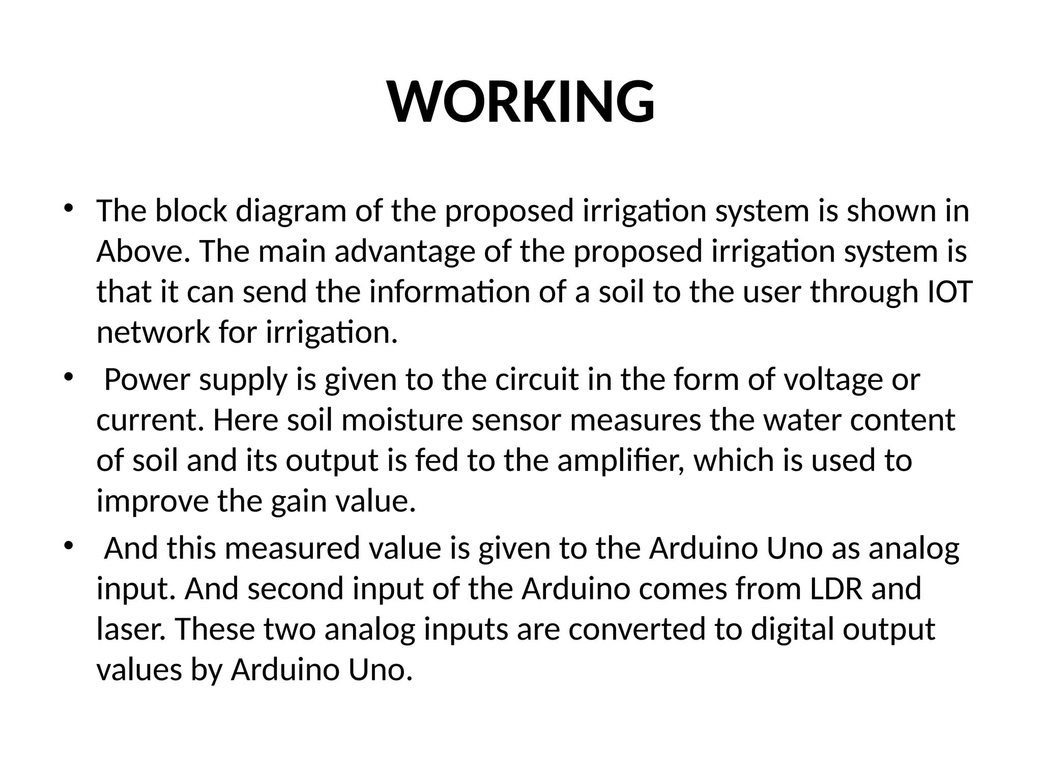 PPT iot based smart rrigration system pptx anil. sMART | PPTX