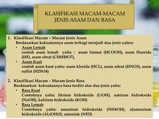ASAM DAN BASA | PPTX