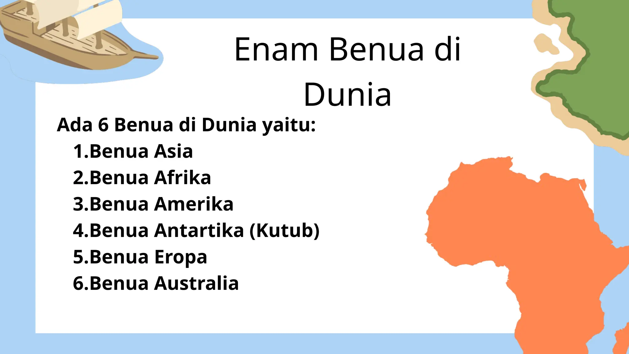 PPT IPAS KELAS 6 BAB 3 6 BENUA DI DUNIA.pptx
