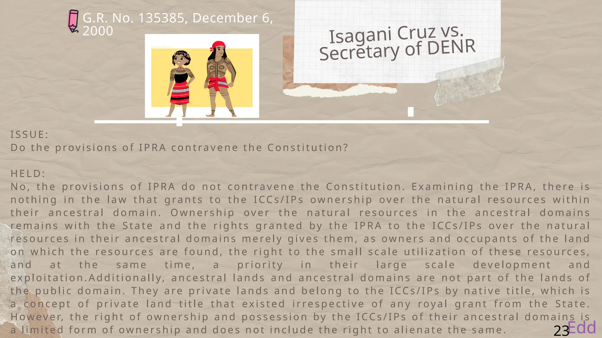 (PPT) IPRA LAW (RA 8371) Presentation (1).pptx