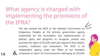 (PPT) IPRA LAW (RA 8371) Presentation (1).pptx
