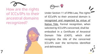 (PPT) IPRA LAW (RA 8371) Presentation (1).pptx