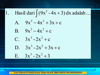 Presentasi Integral | PPTX
