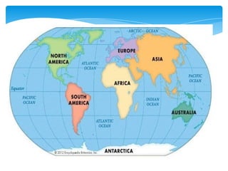 PPT IPS BAB letak dan luas benua asia dan benua lainnya | PPTX